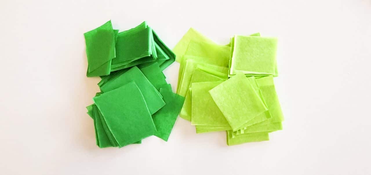 Fun Christmas Wreath Craft with Tissue Paper for Kids | KiDorzo