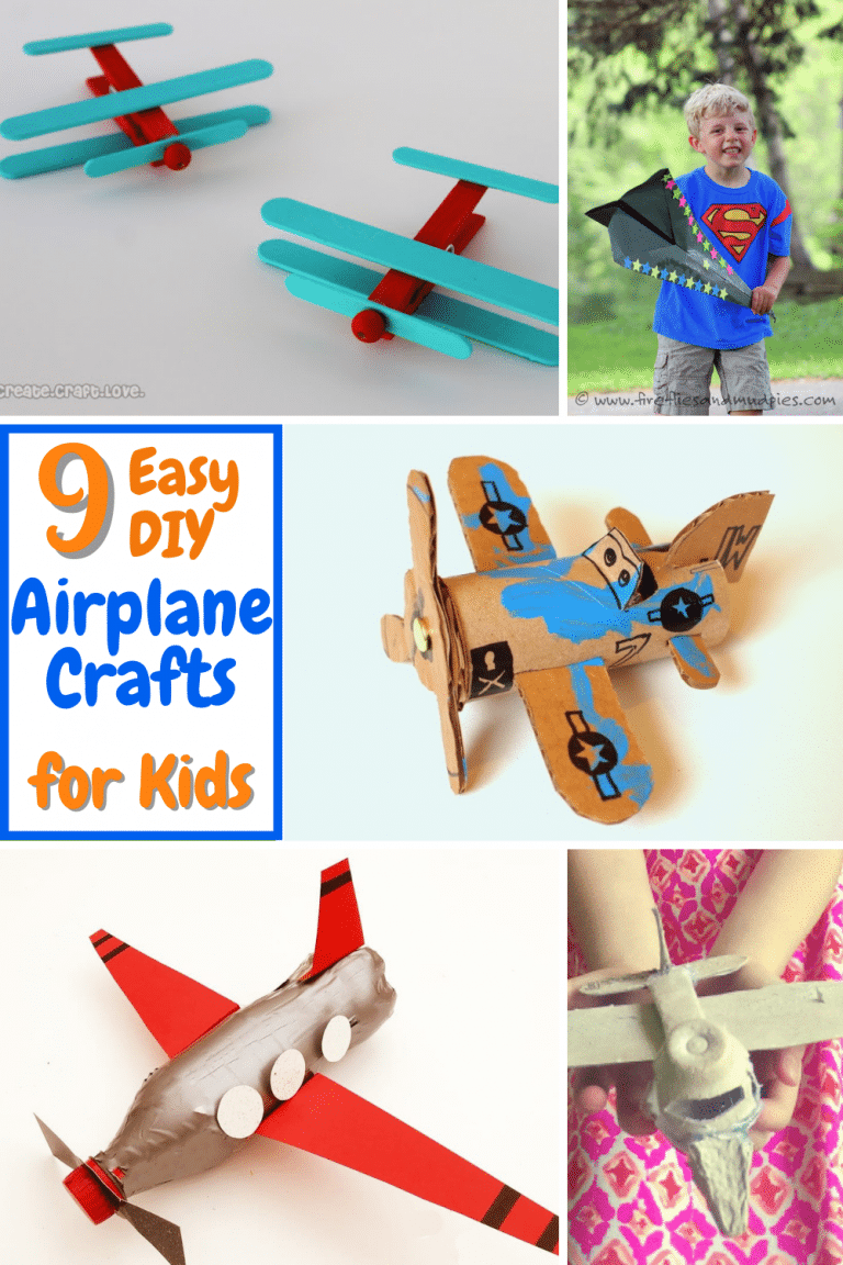 9 Fun Airplane Crafts for Kids | KiDorzo