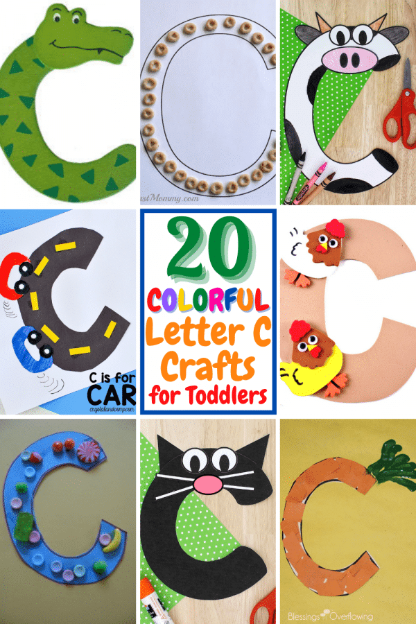20 Colorful Letter C Crafts for Toddlers | KiDorzo