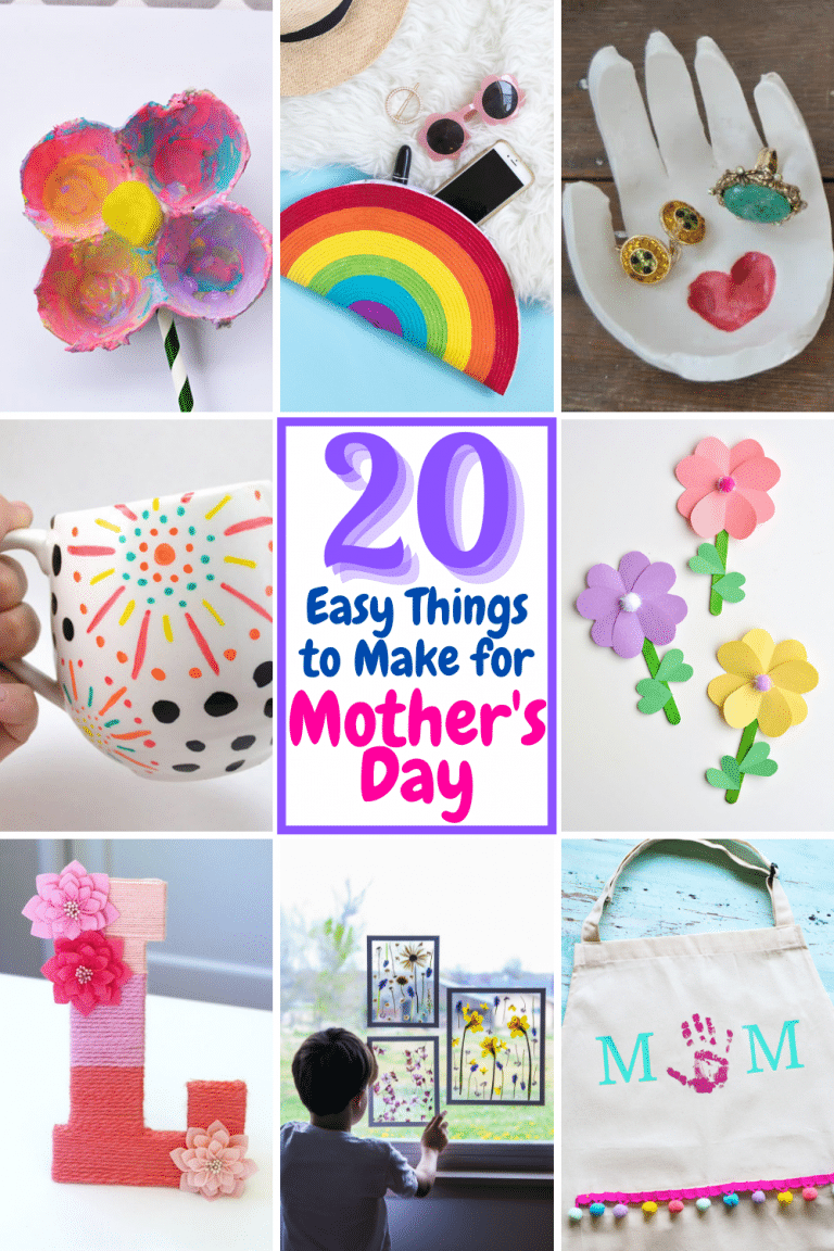 20 Easy Things to Make for Mother's Day | KiDorzo