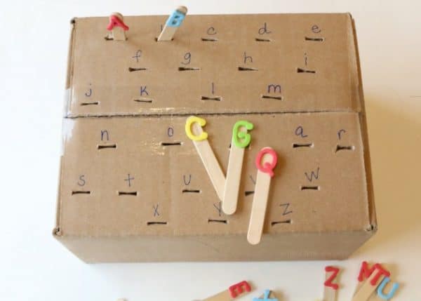 20 Creative Popsicle Stick Letter Activities | KiDorzo