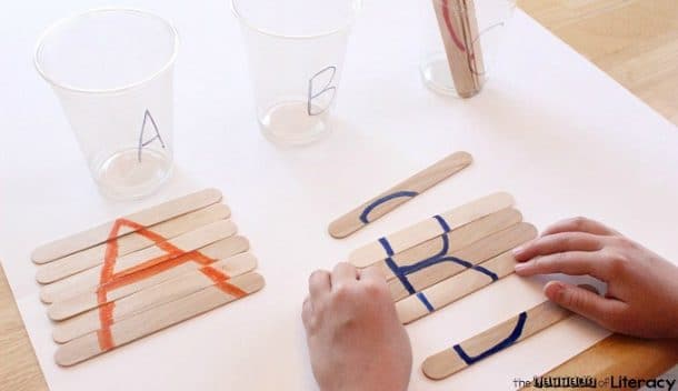 20 Creative Popsicle Stick Letter Activities | KiDorzo