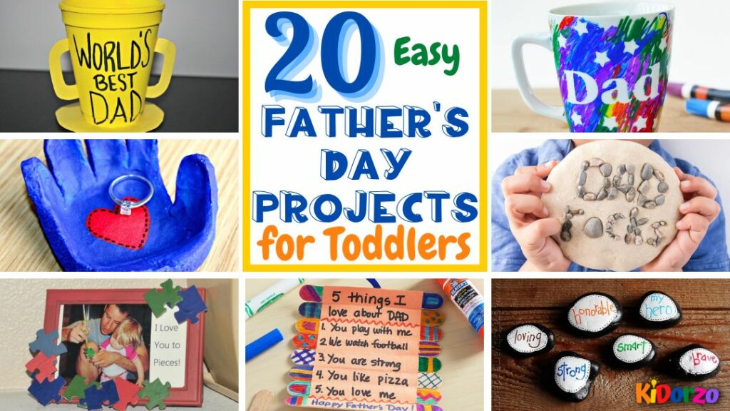 20 Easy Father's Day Projects For Toddlers | KiDorzo