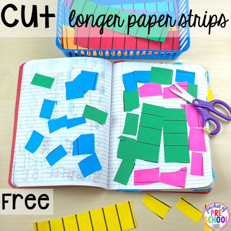 20 Easy Cutting Activities for Toddlers | KiDorzo