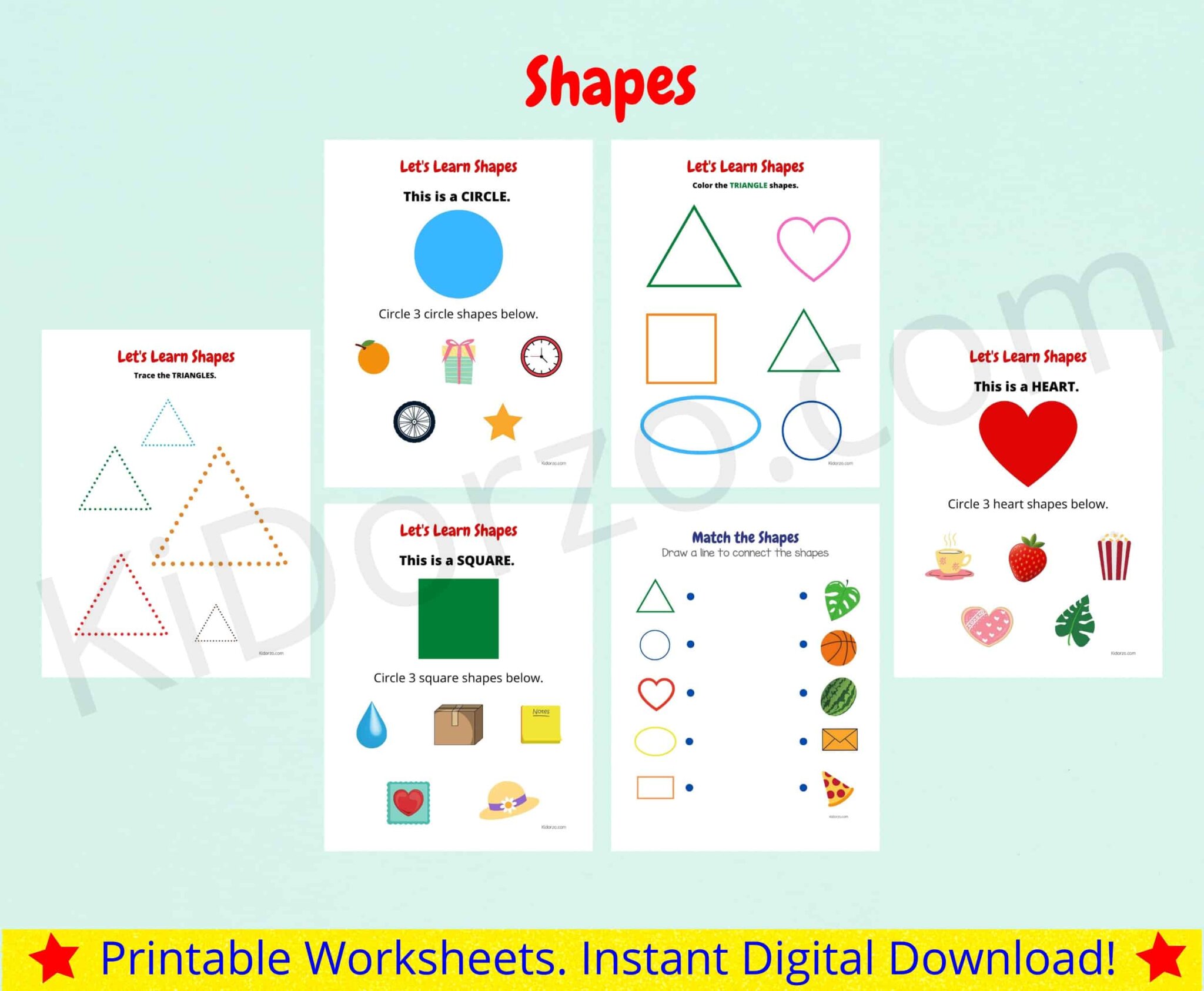 ABC Printables for Toddlers - Letters, Numbers, Coloring