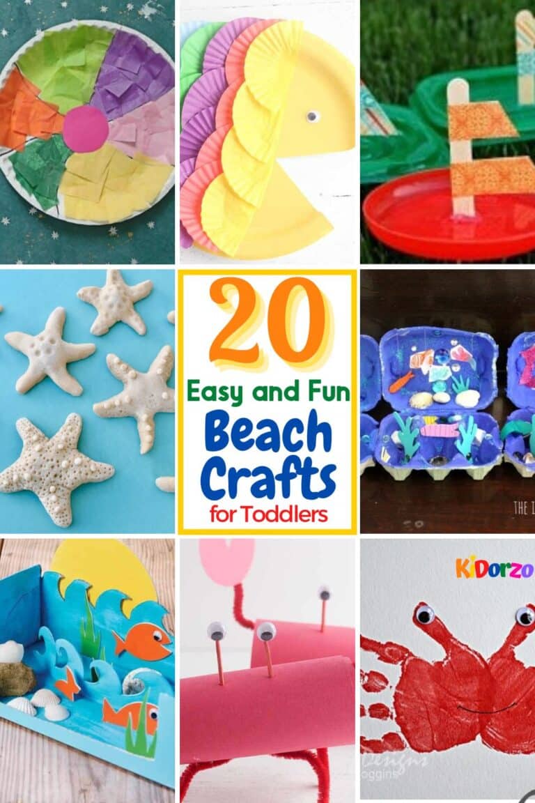 20 Easy and Fun Beach Crafts for Toddlers | KiDorzo