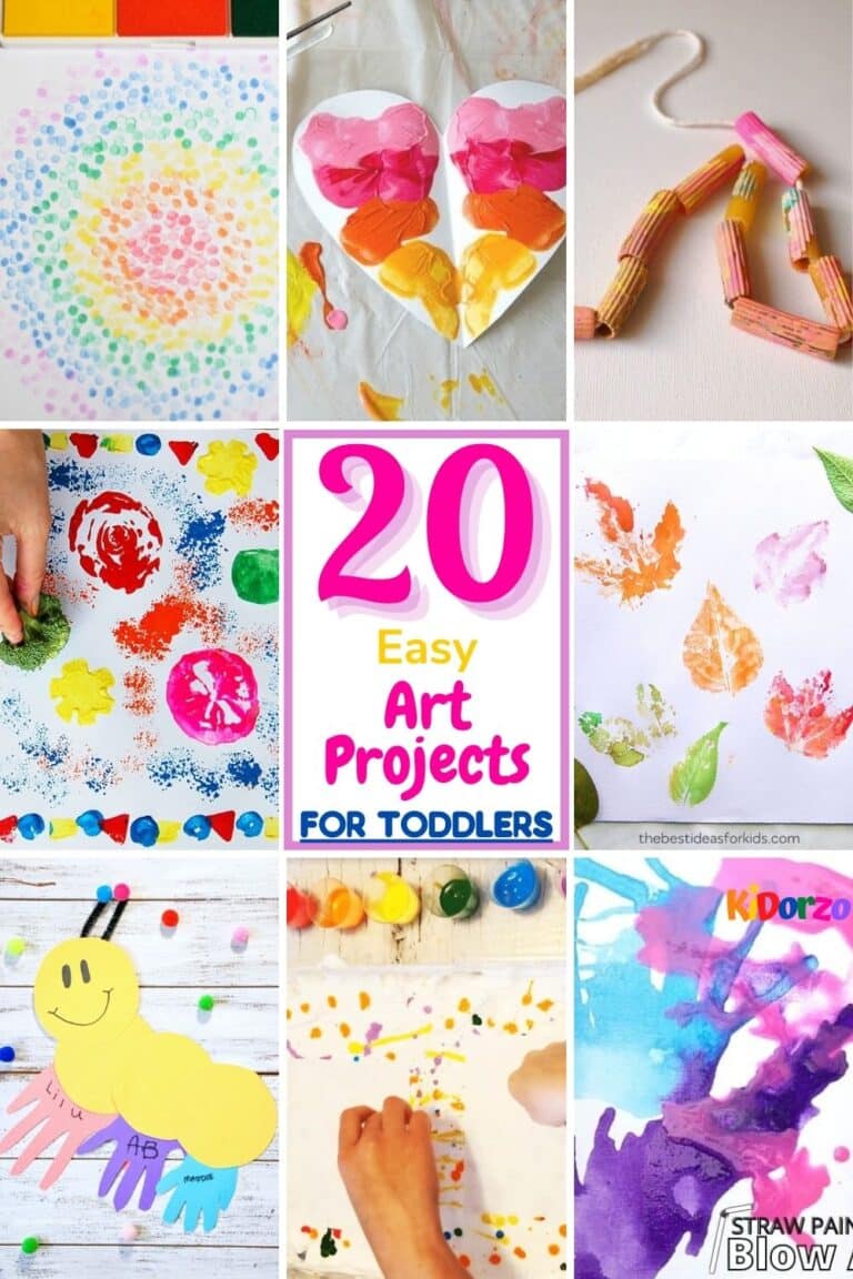 20 Easy Art Projects for Toddlers | KiDorzo