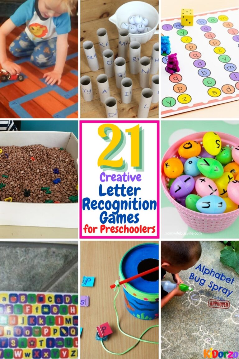 21 Creative Letter Recognition Games for Preschoolers | KiDorzo