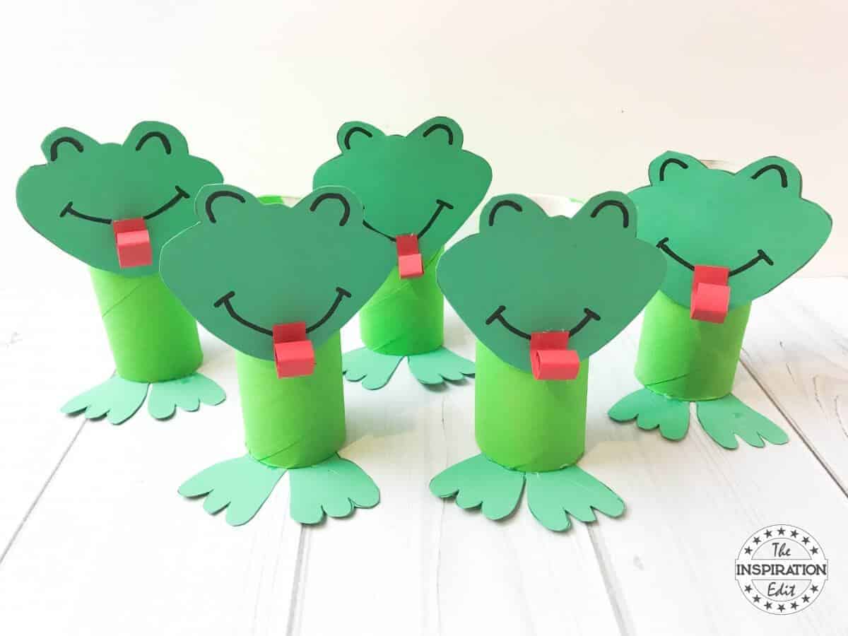 20 Easy and Funny Frog Crafts for Toddlers | KiDorzo