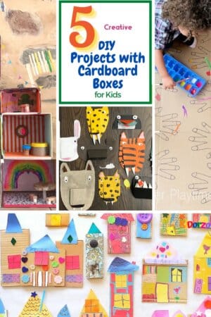 5 Creative DIY Projects with Cardboard Boxes for Kids | KiDorzo