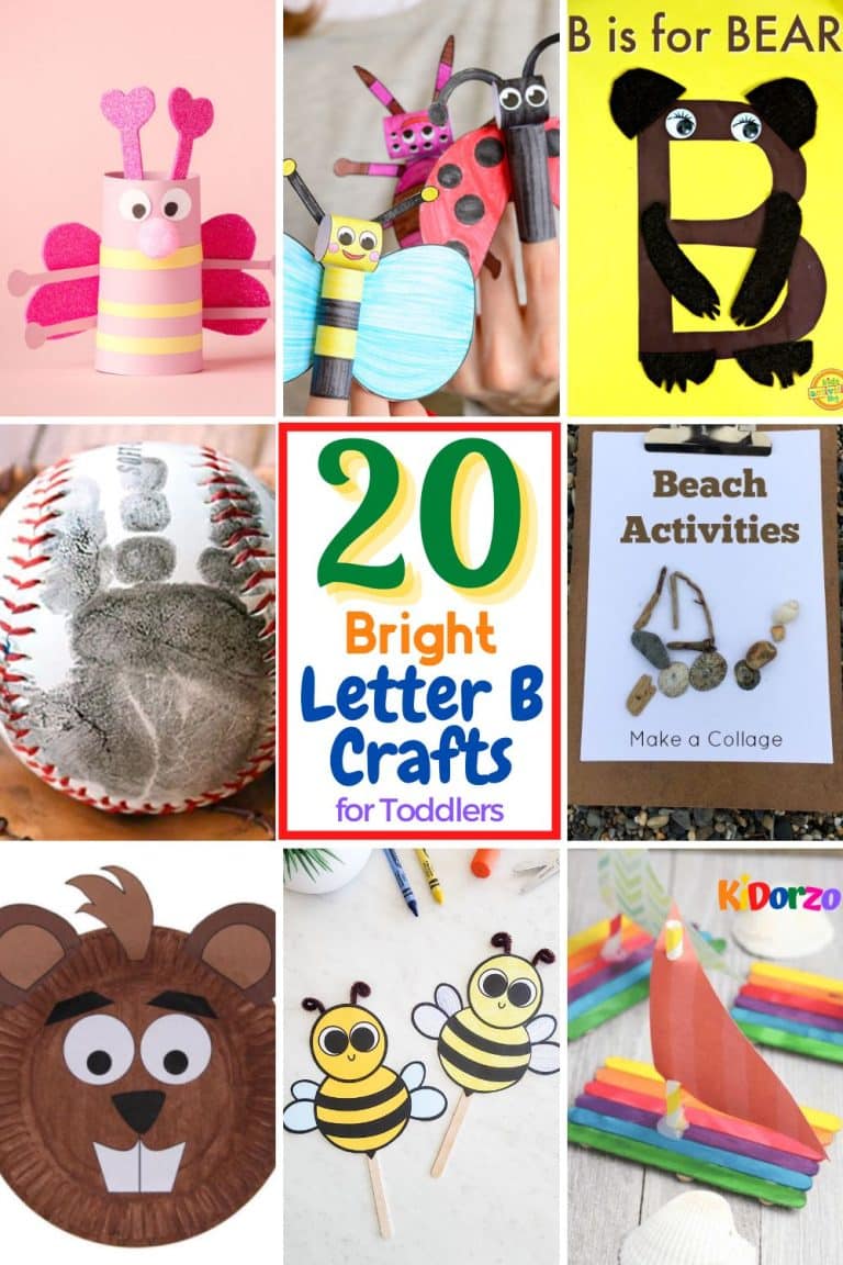 10 Bright and Brilliant Letter B Crafts for Toddlers