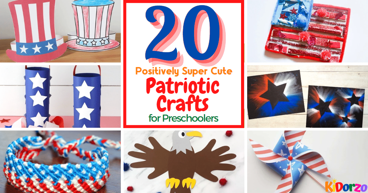 20 Positively Super Cute Patriotic Crafts for Preschoolers