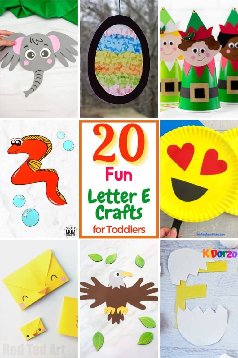 20 Fun and Engaging Letter E Crafts for Toddlers