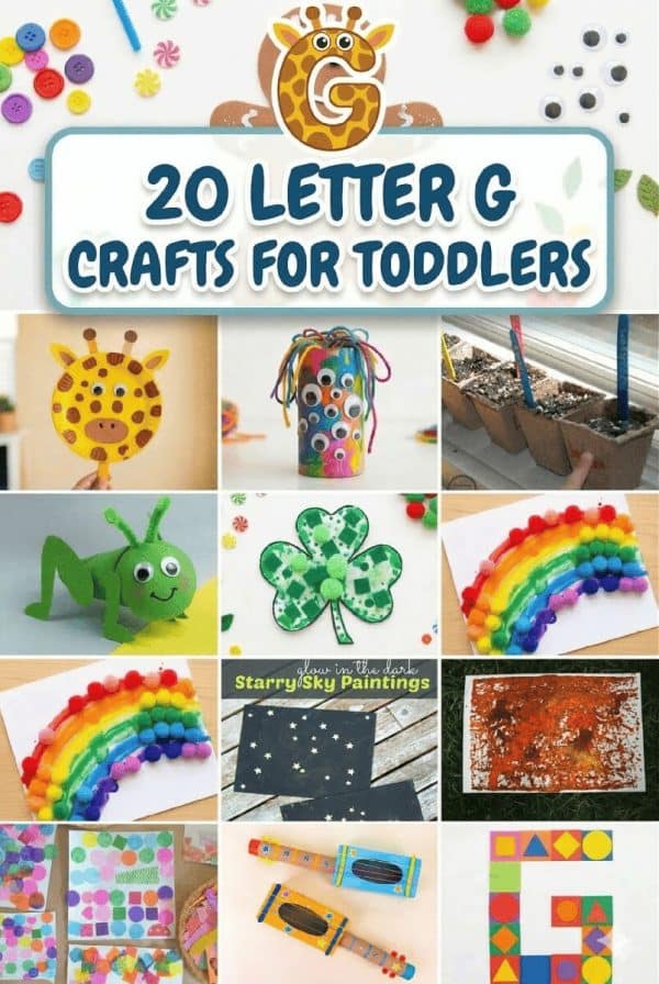 20 Fun Letter G Crafts for Toddlers | Easy Preschool Activities