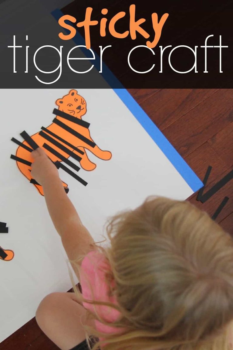 20 Fun and Cute Tiger Activities for Preschoolers & Toddlers