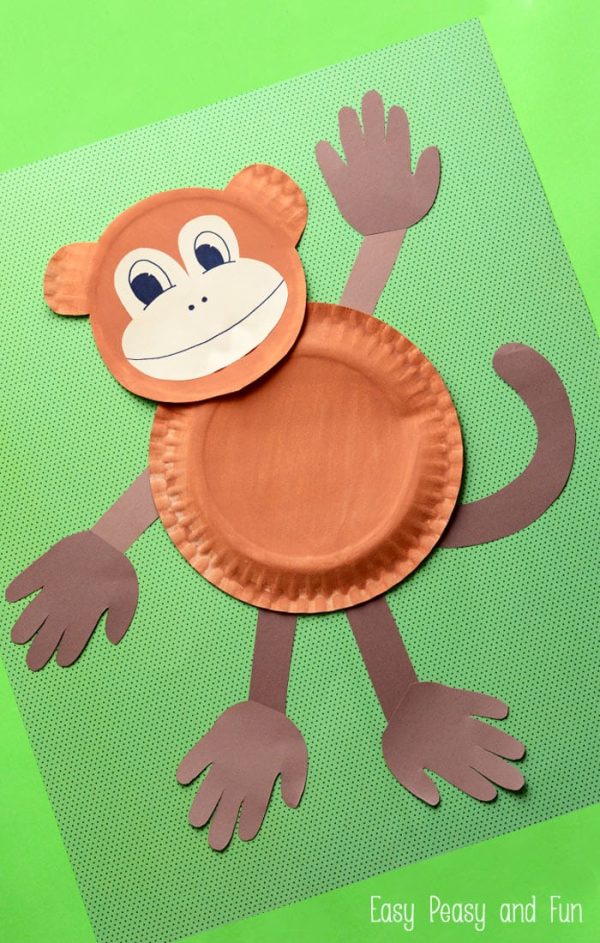 20 Easy Monkey Crafts for Toddlers To Make Learning Fun