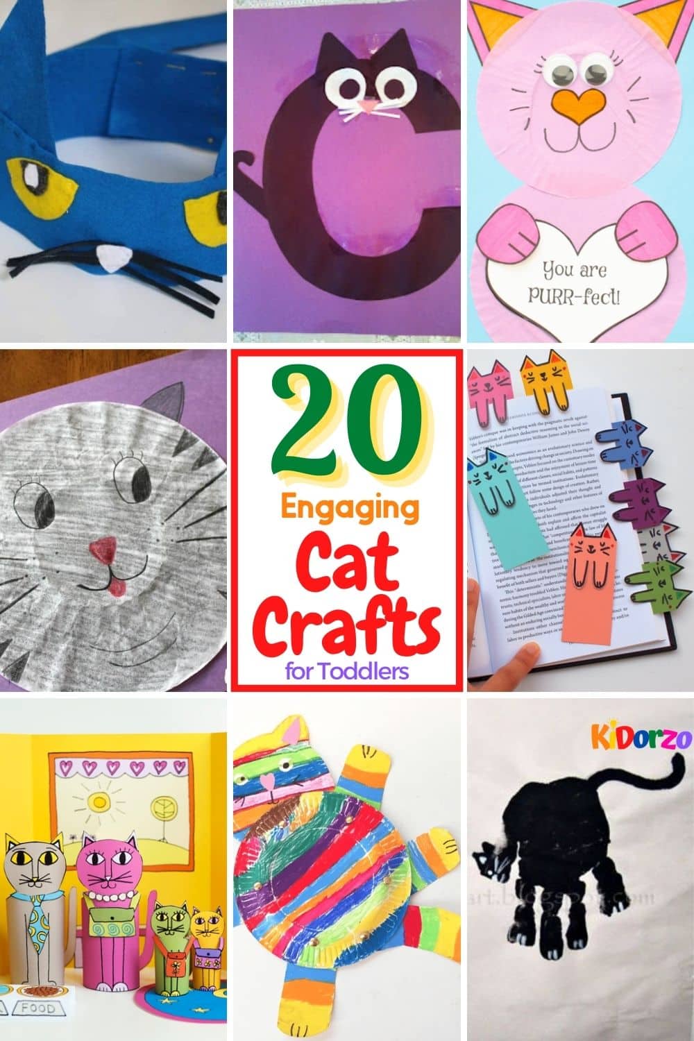 20 Engaging Cat Crafts for Toddlers For Feline-Inspired Fun